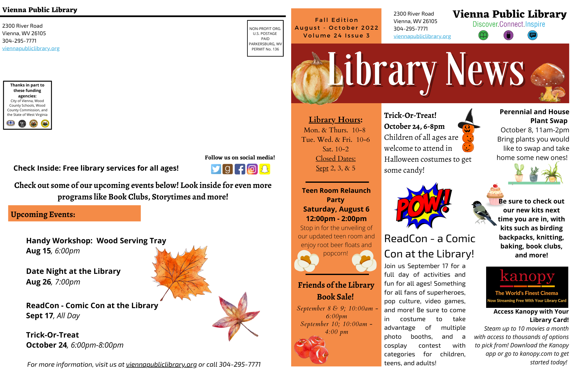 Newsletters – Vienna Public Library