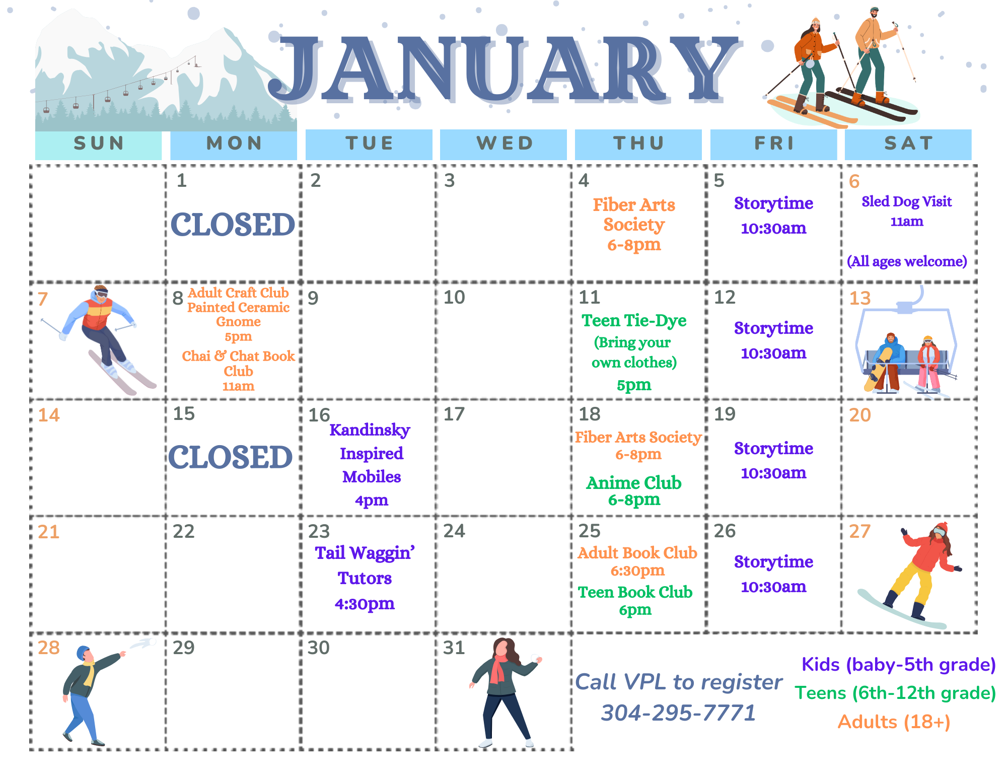 Upcoming Programs – Vienna Public Library